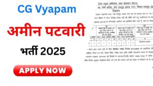 छत्तीसगढ़ अमीन पटवारी भर्ती 2025| CG Amin Patwari Recruitment 2025 - Rojgar Niyojan